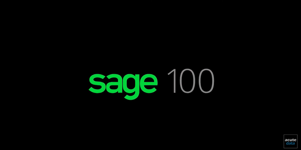 Sage 100 Erp Business Software