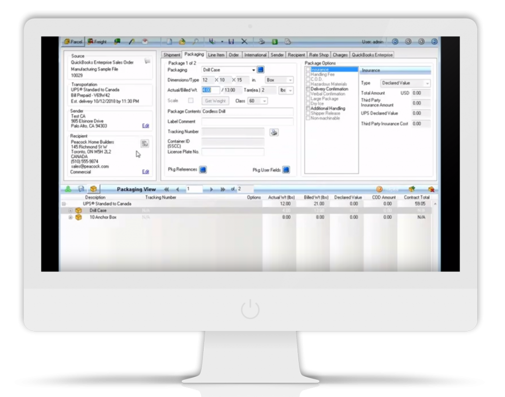 Starship Shipping Software