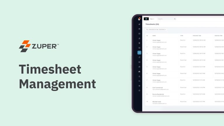 Revolutionize Your Timesheet Management with Zuper