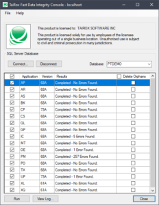 Sage 300 Fast Data Integrity