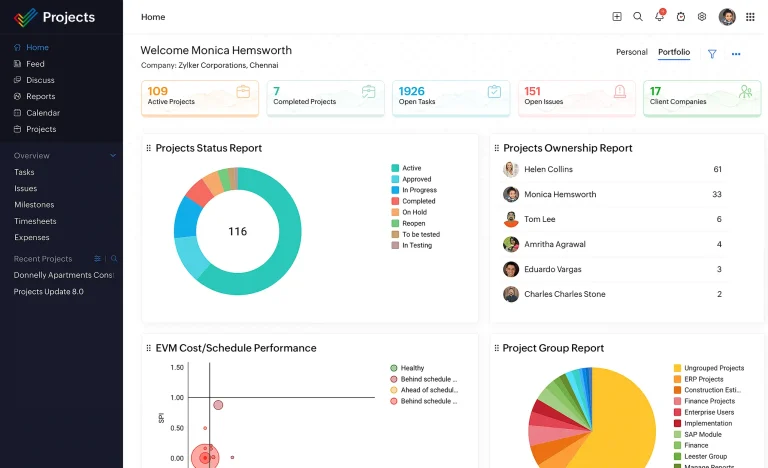 Zoho Projects Hybrid Project Management - Acute Data Systems