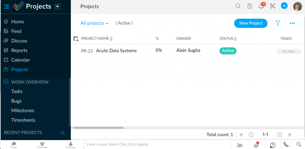 Zoho Projects - How to Create and Edit a Project