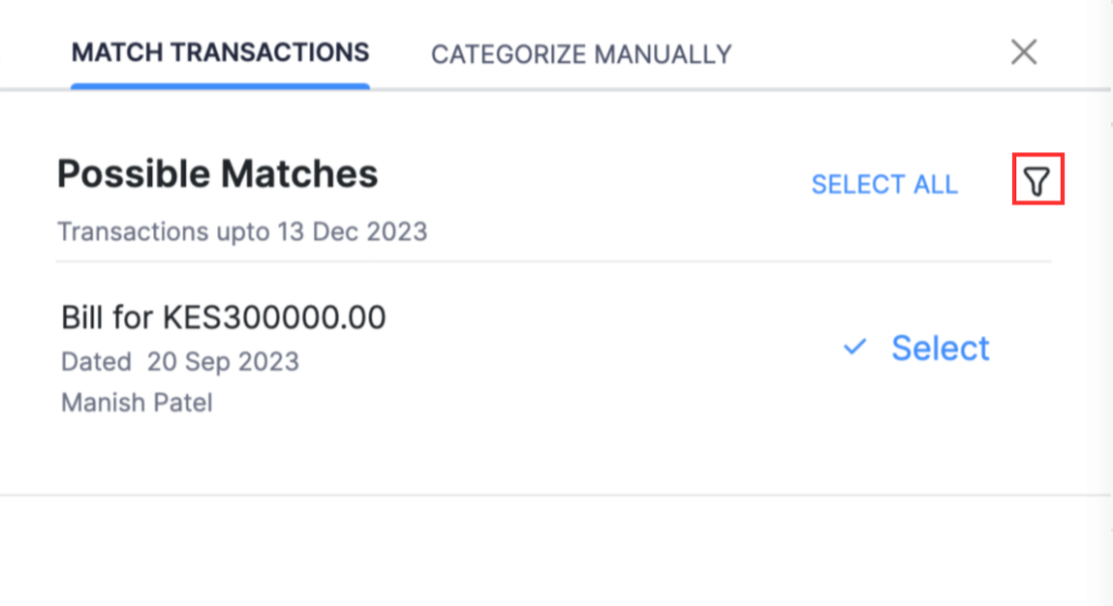 How to match and categorize bank transactions - Zoho Books